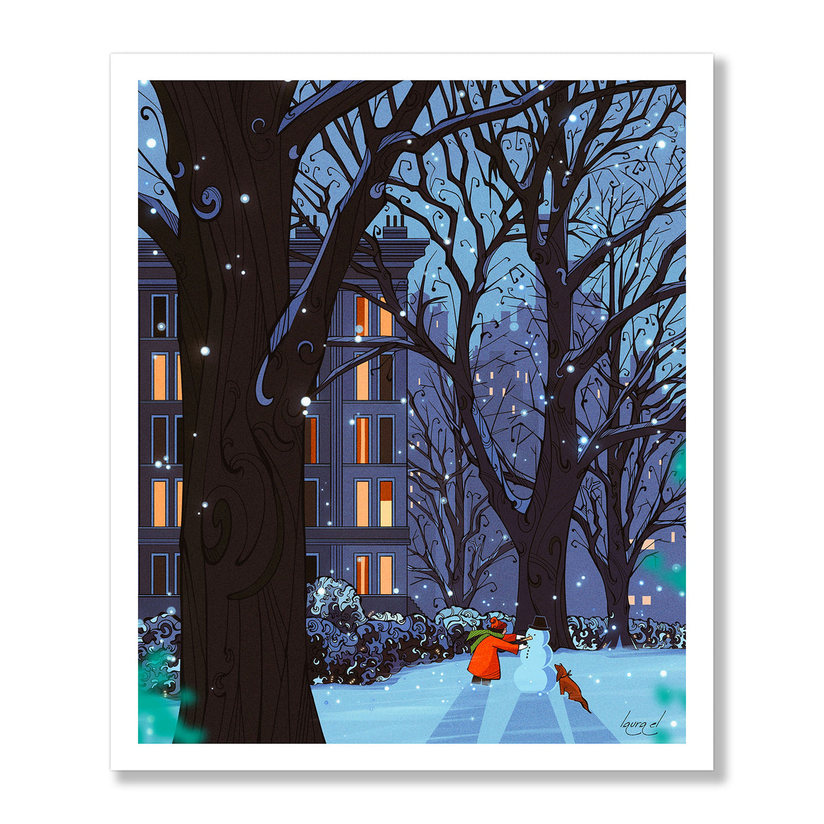 Snow Day Art Print – Stellar Villa