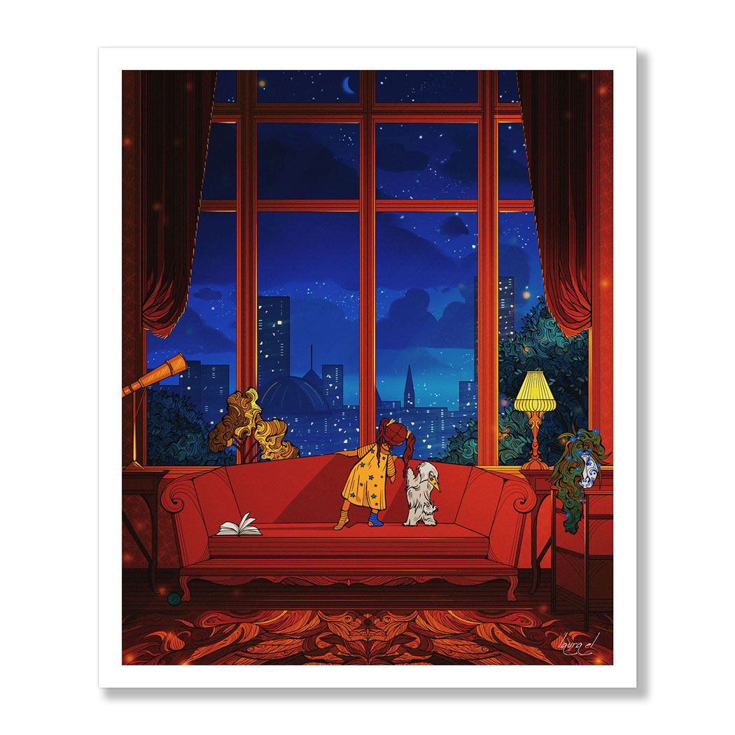 Starry Night Art Print – Stellar Villa