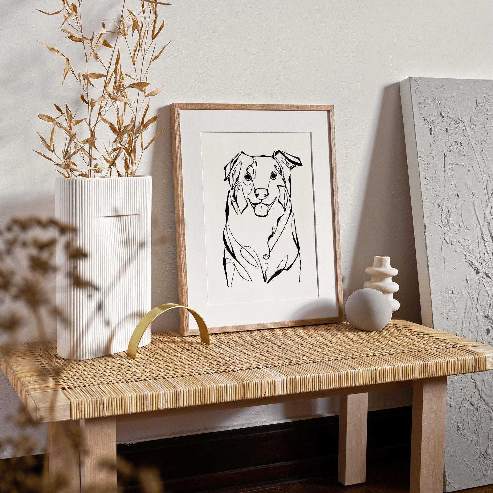 Custom Pet Portrait - Line Art Drawing – Stellar Villa