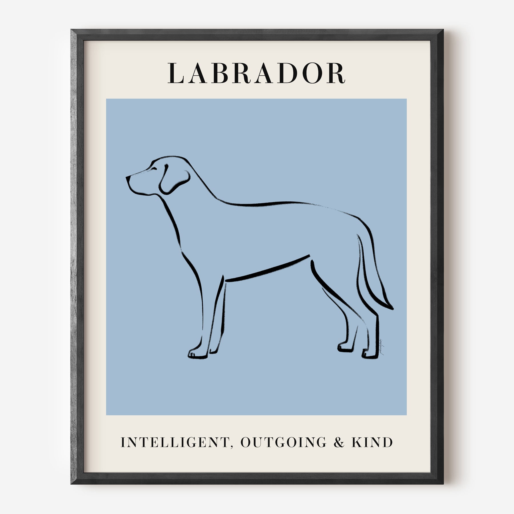 Labrador Retriever Line Art Print – Stellar Villa